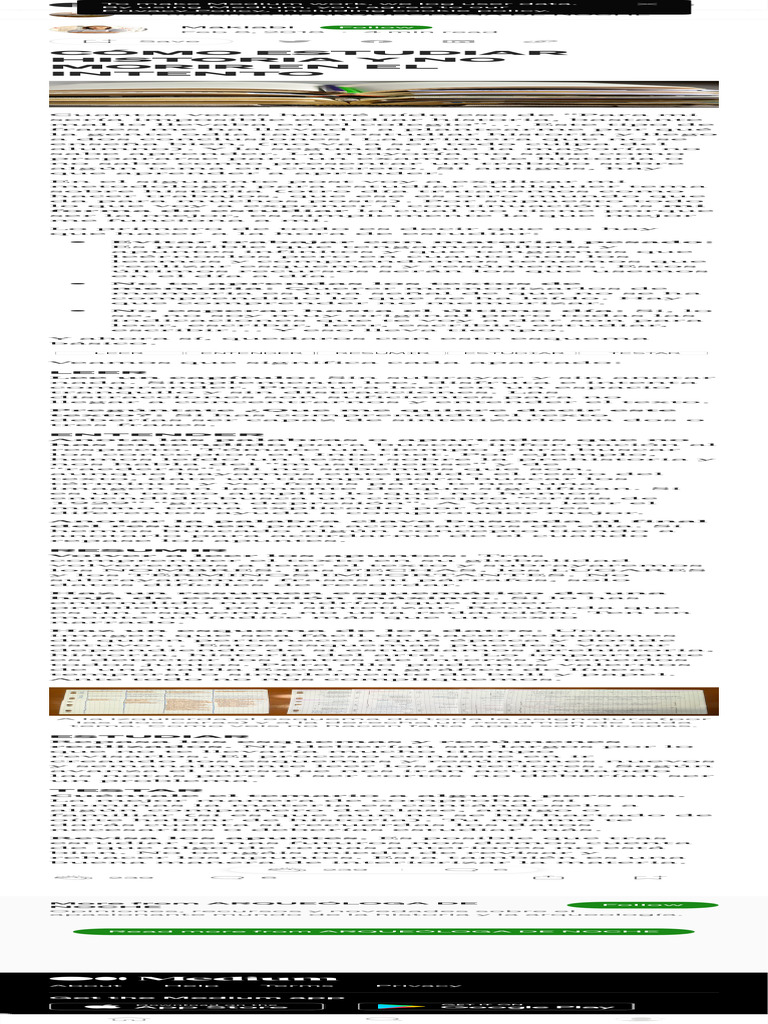 CÓMO ESTUDIAR HISTORIA Y NO MORIR EN EL INTENTO by Maklabi ARQUEÓLOGA DE NOCHE Medium | PDF