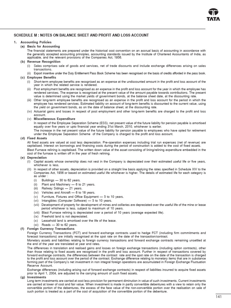 0711 Notes Balancesheet | PDF
