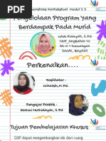 Contoh Program Mpls SD 2024-2025 | PDF