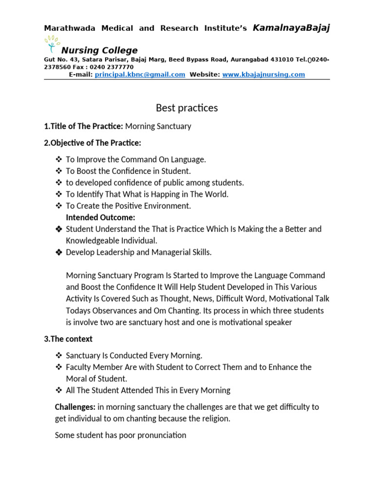 Best Practices | PDF