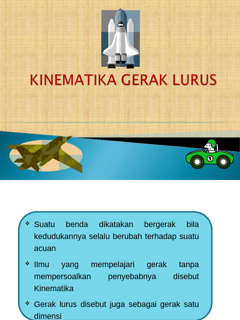 Gerak Lurus | PDF