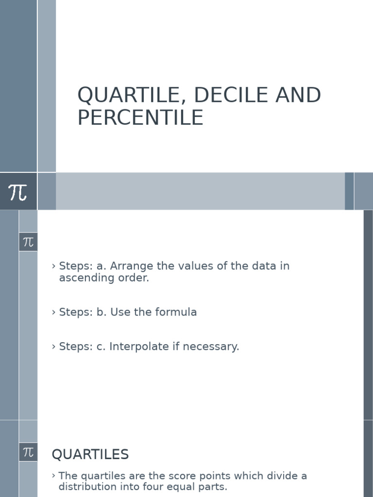 Quartile Decile and Percentile | PDF