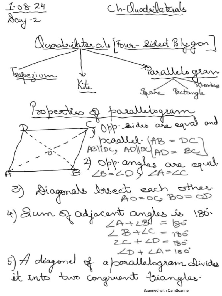 Quadrilaterals Introduction | PDF