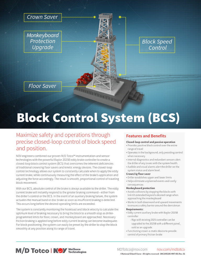 Block Control System Bcs Flyer | PDF | Brake | Home & Garden
