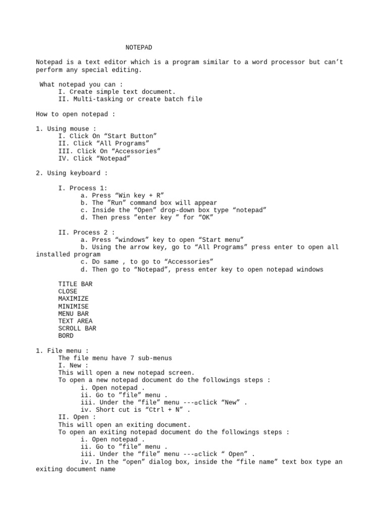 Notepad Note | PDF