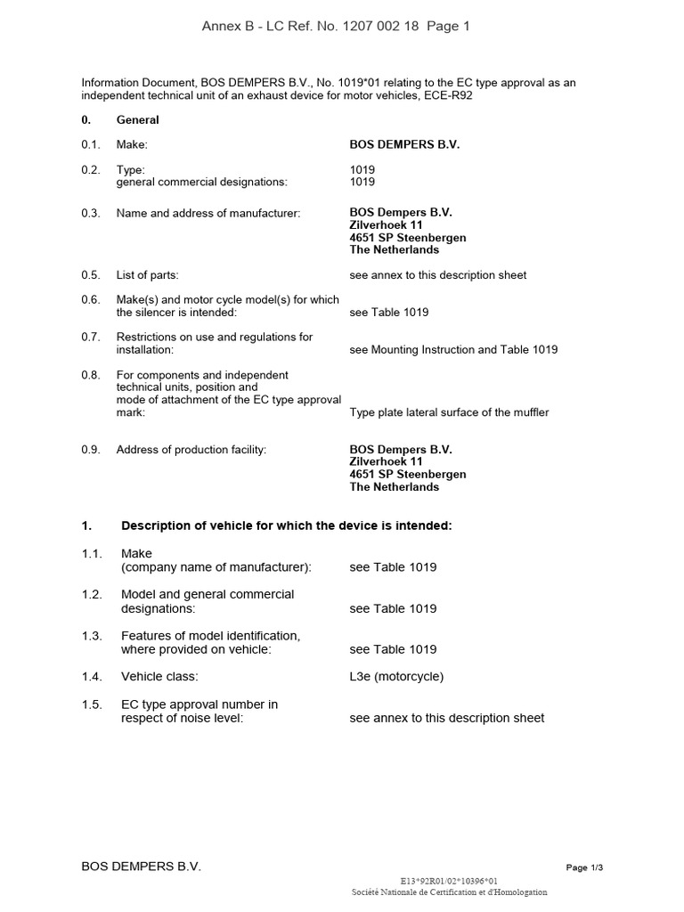 BOS Typ 1019 ABE | PDF