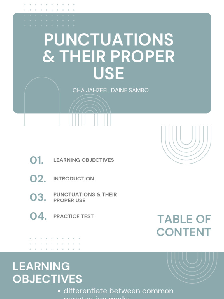 Punctuations and Its Proper Use | PDF | Bracket | Comma