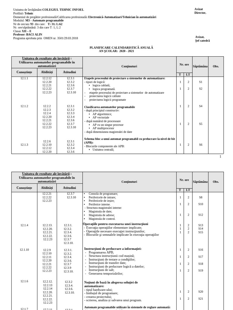 M3 - Automate Programabile - 12 | PDF