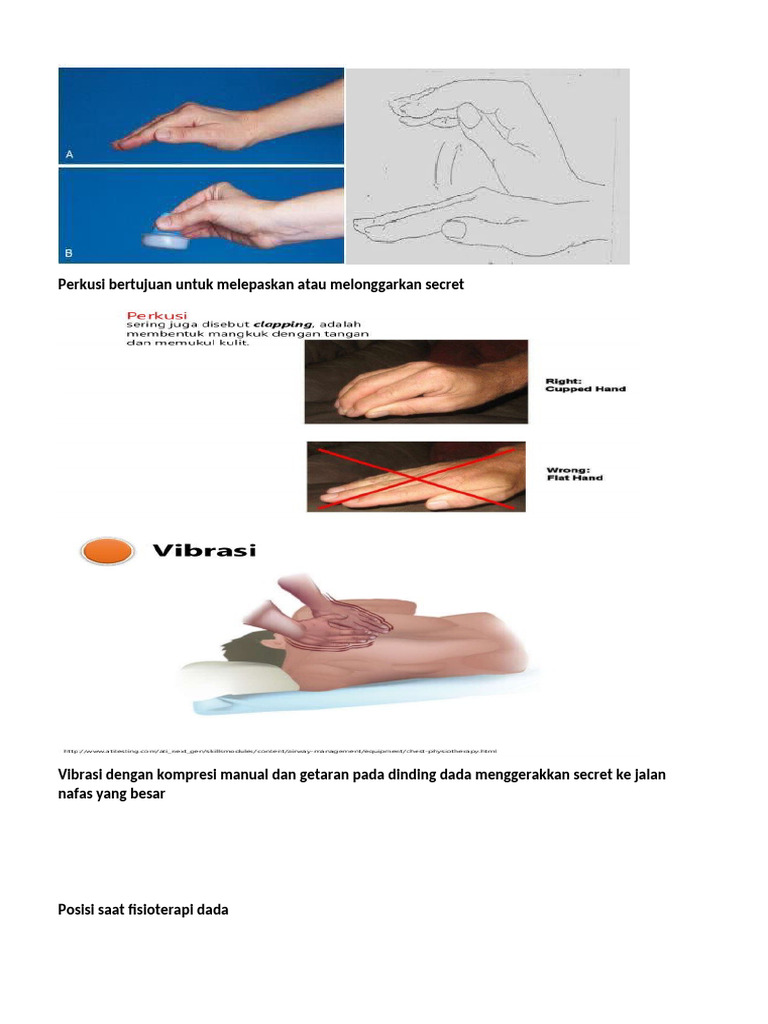 Modul P_ fisioterapi dada dan postural drainage_2324 d3 kep | PDF