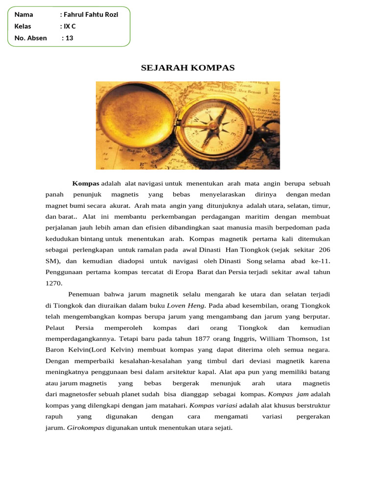 Sejarah Kompas | PDF