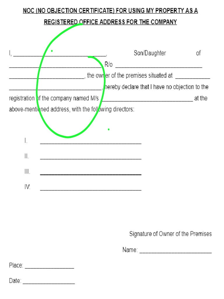 Objection Certificate | PDF