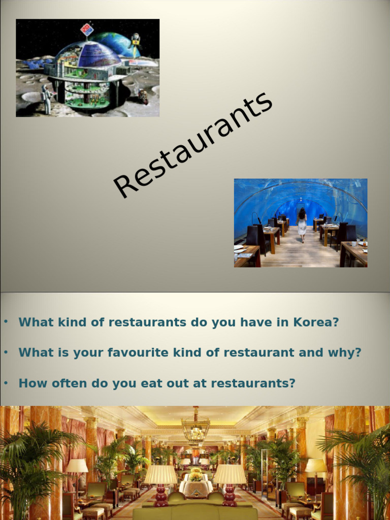 Create Your Own Restaurant | PDF