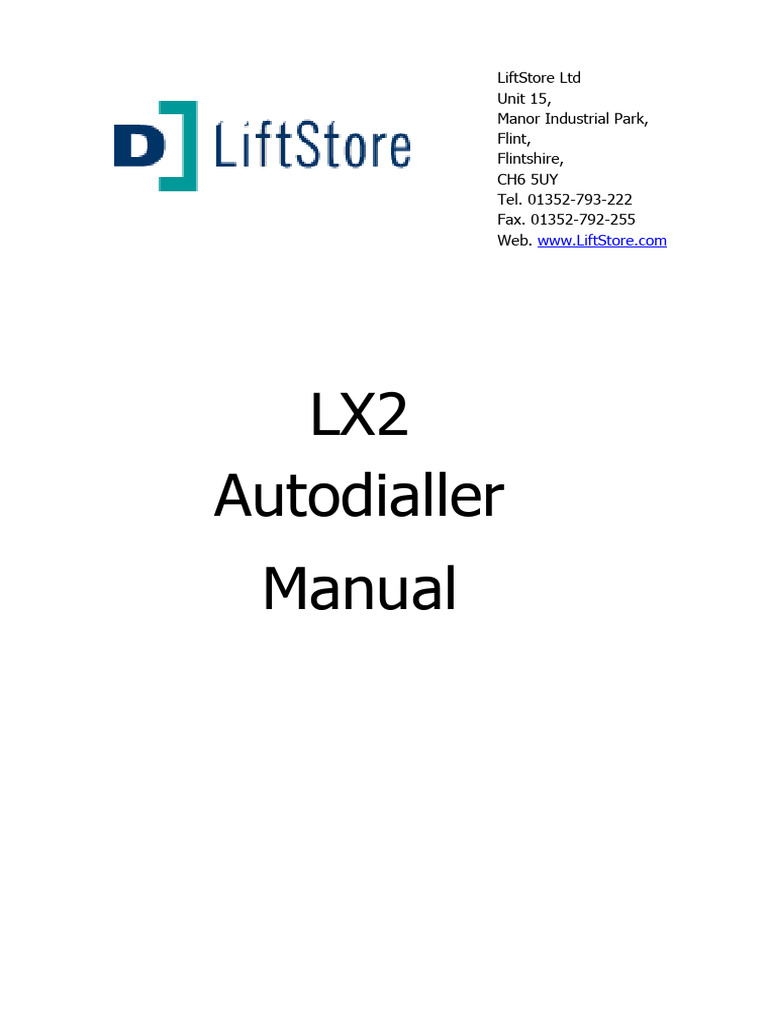 Dewhurst LX2-Complete-Manual | PDF