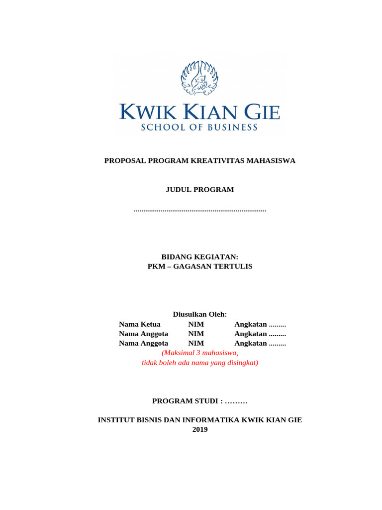 Template PKM GT Ibikkg | PDF