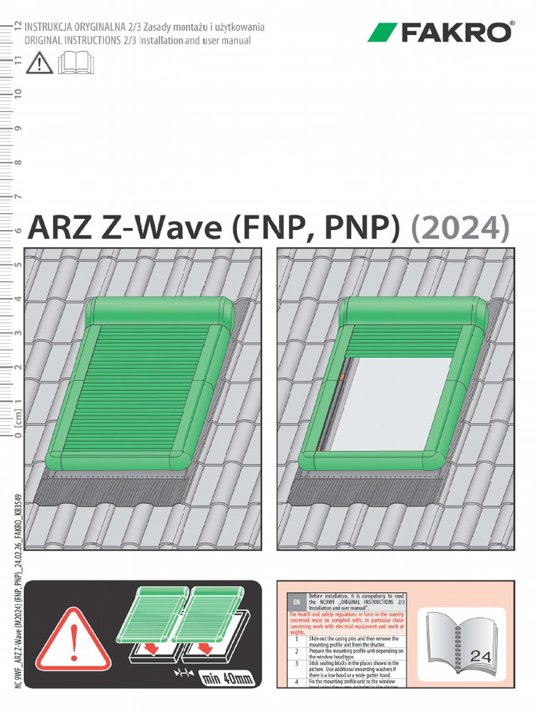 Installation - Instructions - NC - 9WF - ARZ - Z-Wave - (M2024) - (FNP ...
