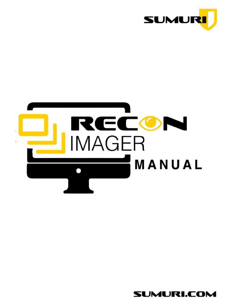 2021 08 10 RECON Imager Manual | PDF