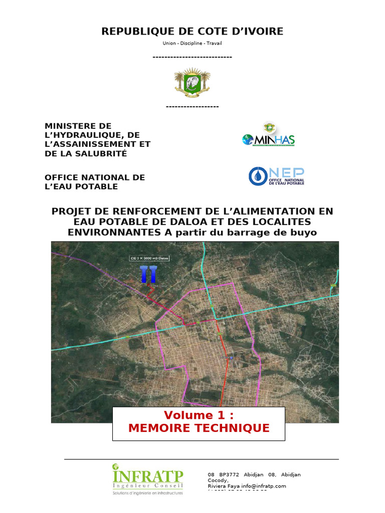 Memoire Technique AEP DALOA-Rev 08 Mai 2024 - V5 | PDF