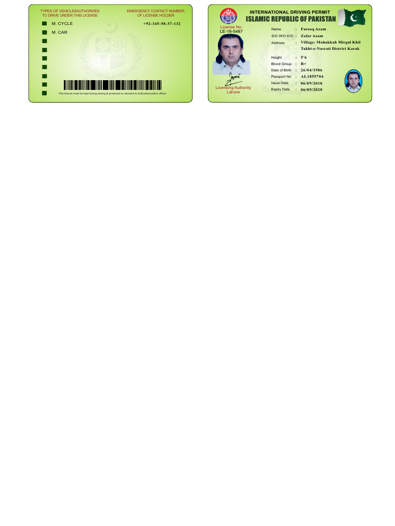 Driving Licence 2025 Pdf