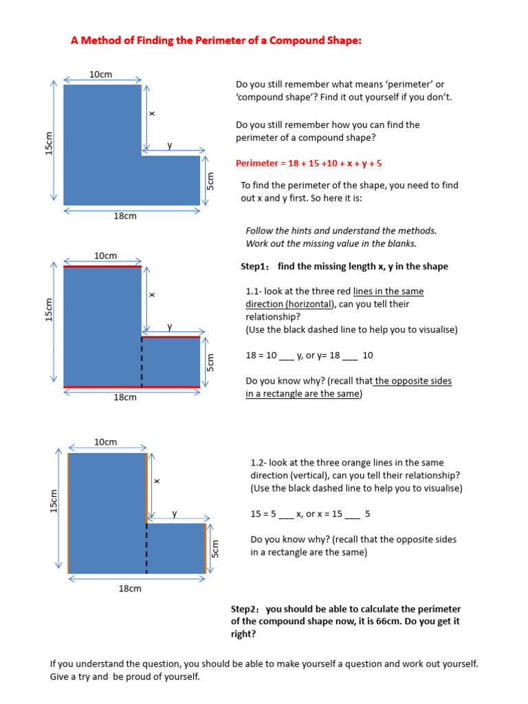 finding-the-perimeter-of-a-compound-shape | PDF