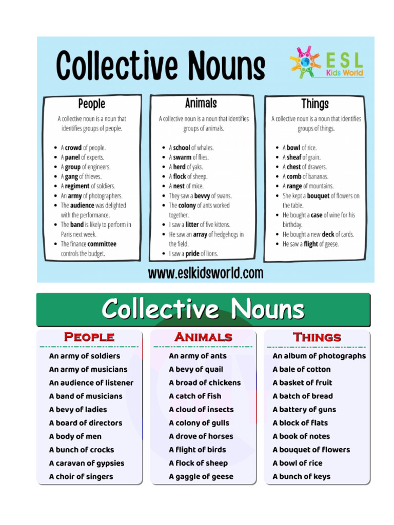 COLLECTIVE NOUNS | PDF