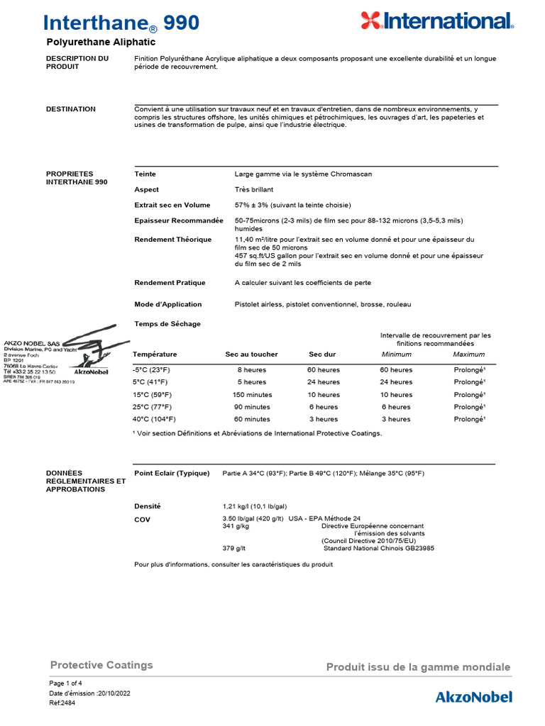 Interthane® 990+ds+fre 2022-s | PDF