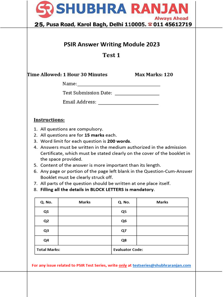 Qestion Paper | PDF
