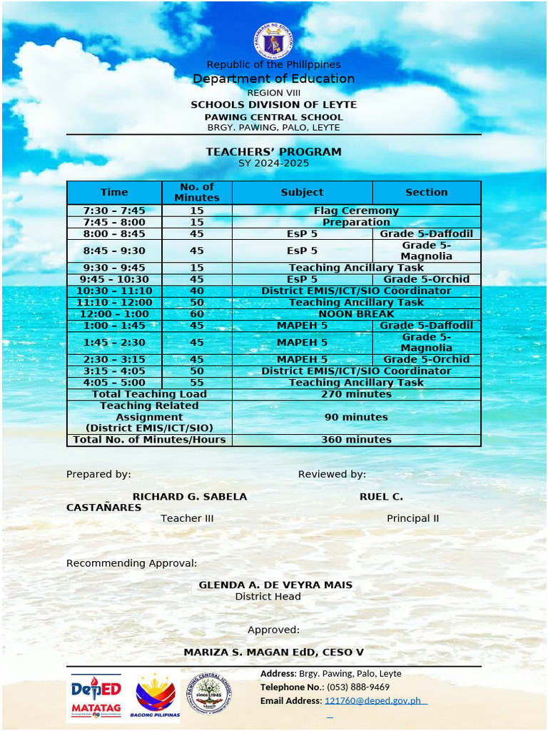 Teachers Program | PDF