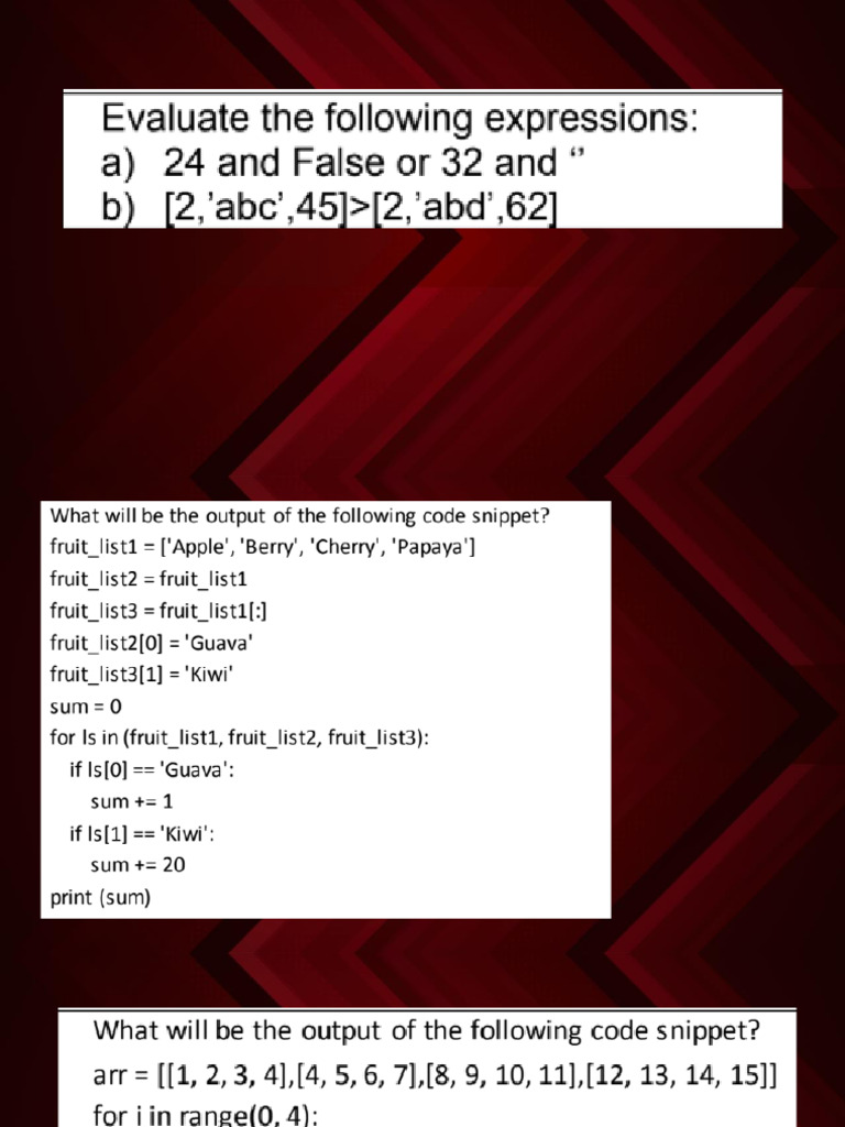 Revision Tour CS | PDF