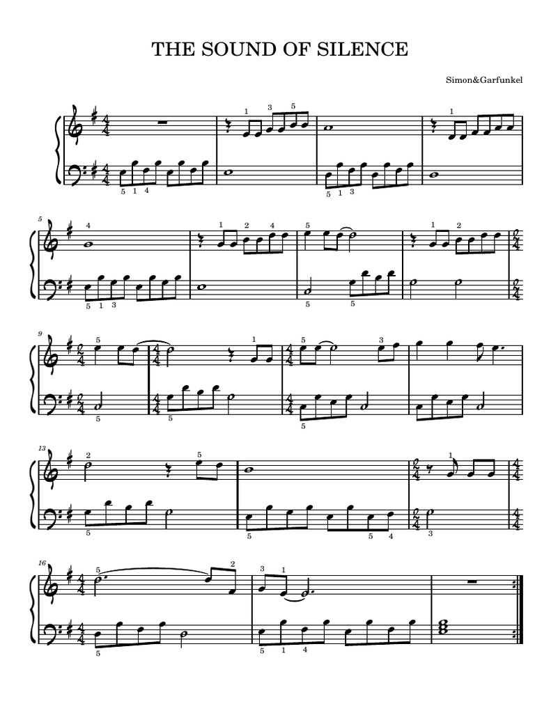 The Sound of Silence | PDF