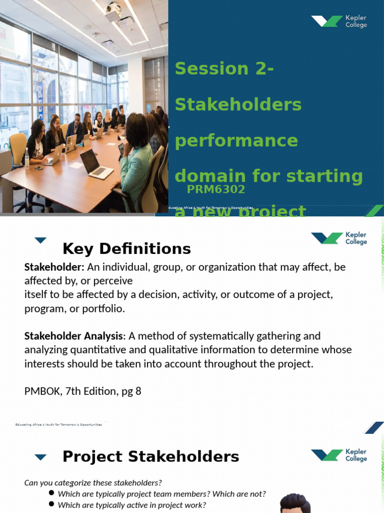 PRM6302 - SESSION #2# 2-Stakeholders Performance Domain | PDF