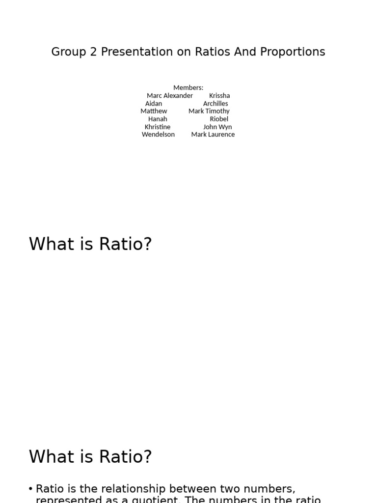 Group 2 Presentation | PDF