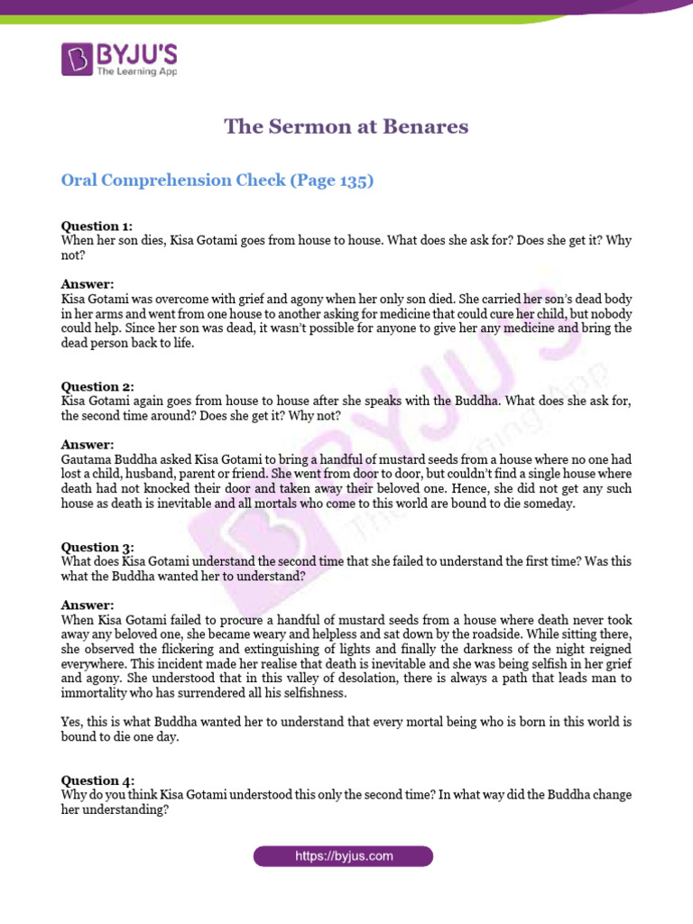 Ncert Solutions First Flight Class 10 English Story Chapter 10 | PDF