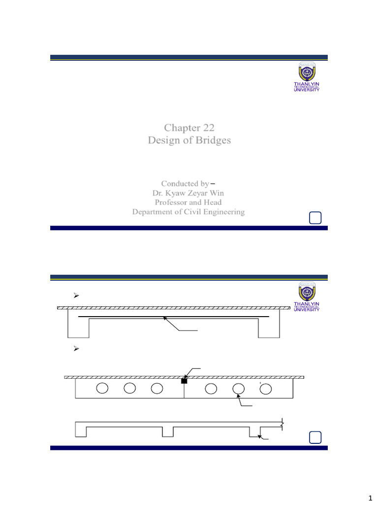 22. Design of Bridges | PDF