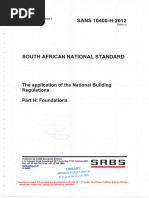 SABS 0400-1990 - Application of The National Building Regulations | PDF