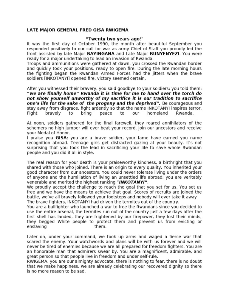 A MEMO TO GISA FRED | PDF