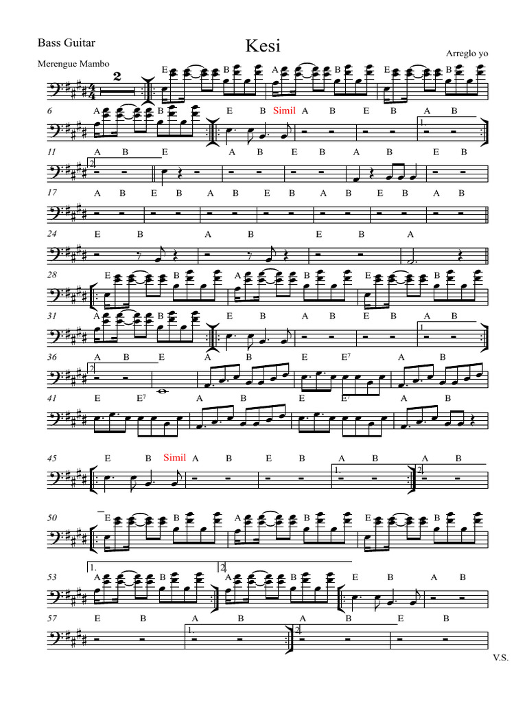 kesi - Bass Guitar | PDF