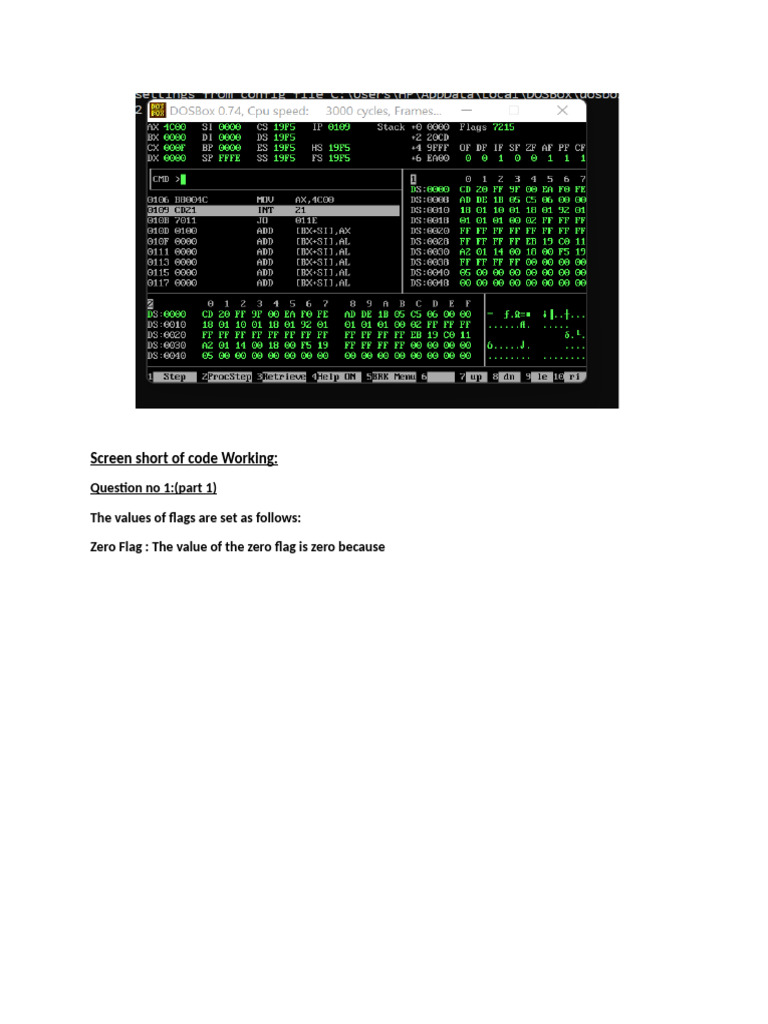 Screen Short of Code Working | PDF