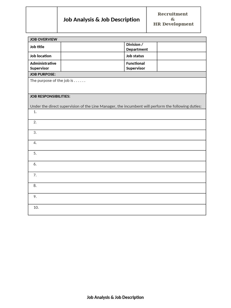 JA & JD Template | PDF