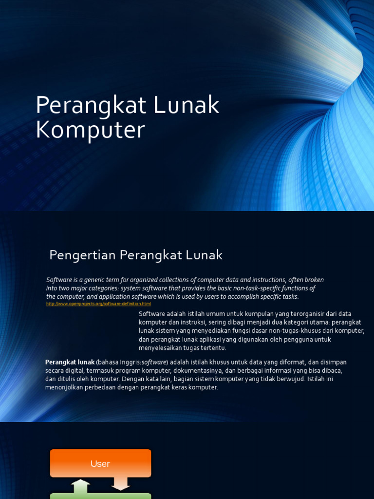 Perangkat Lunak Komputer | PDF