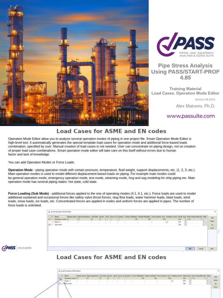 START-PROF Training. Load Cases | PDF