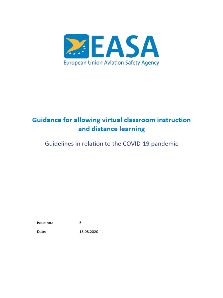 32300-EASA-Guidelines_Issue-5_18.08.2020 | PDF