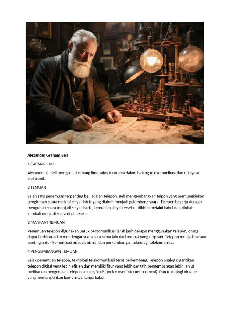 Alexander Graham Bell | PDF