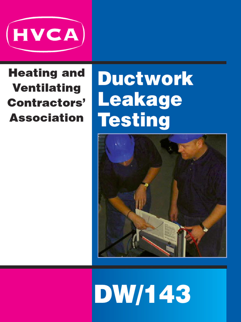 DW143 Ductwork Leakage Testing | PDF