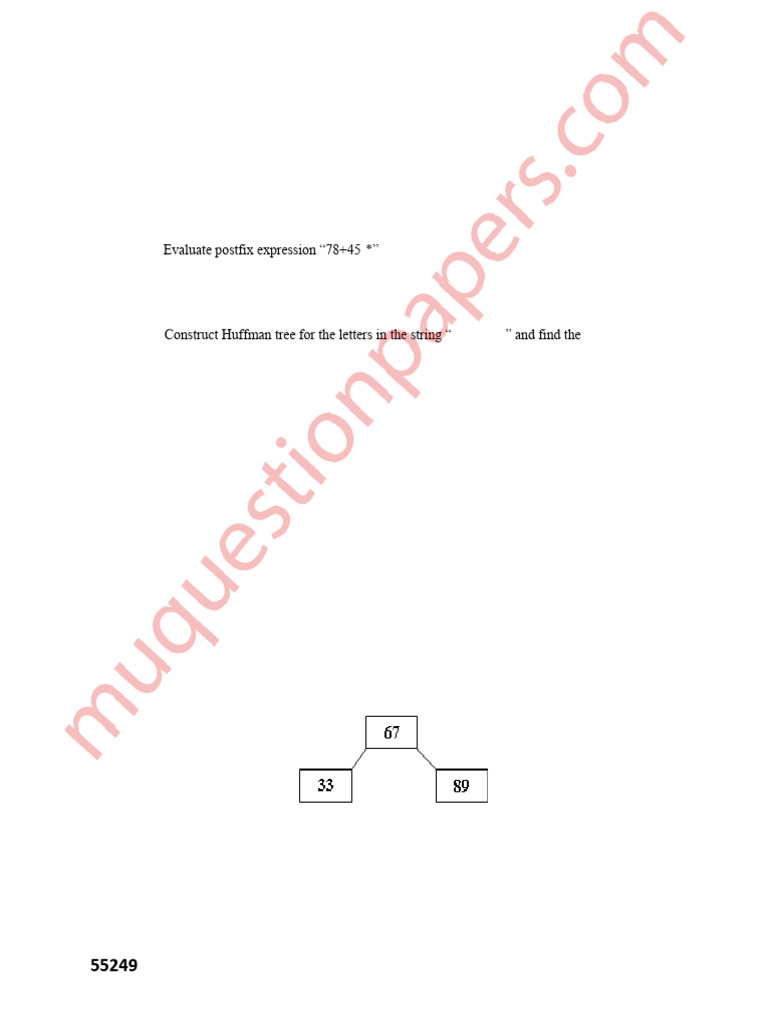 Be Computer Engineering Semester 3 2024 May Data Structurerev 2019 C Scheme | PDF