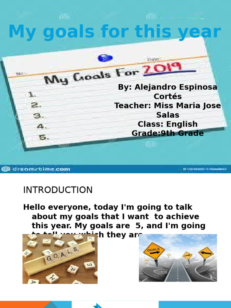 My 2023 Personal Goals for Growth | PDF | Self-Improvement