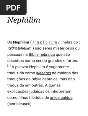 Gigantes Nefilim Biblia The Nephilim In The Bible: Fact Or Fiction?