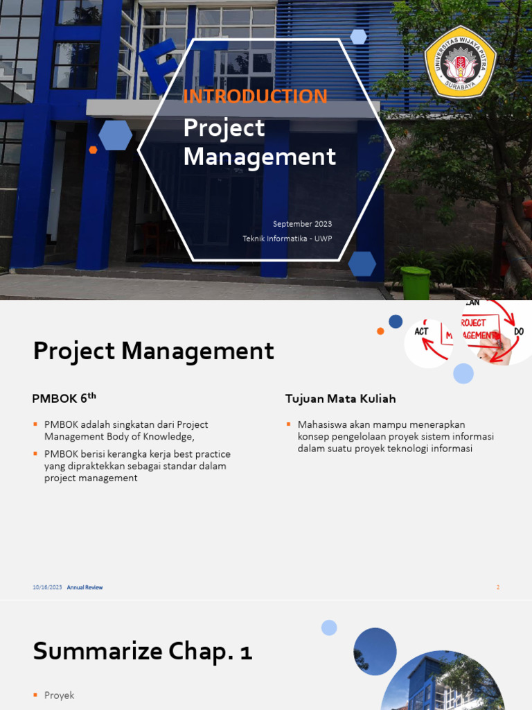 Introduction Project Managements | PDF