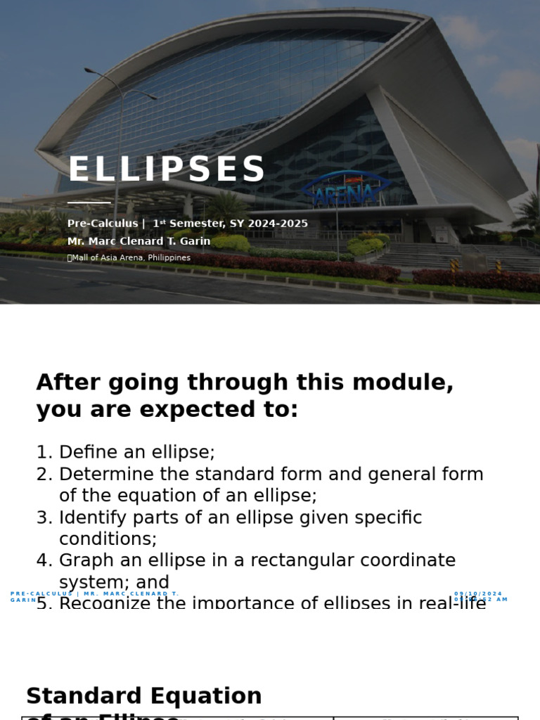 Ellipses | PDF
