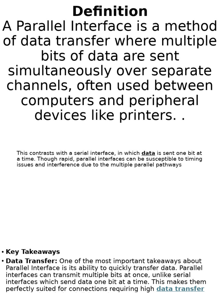 Chm Parallel Interface Pdf 8220