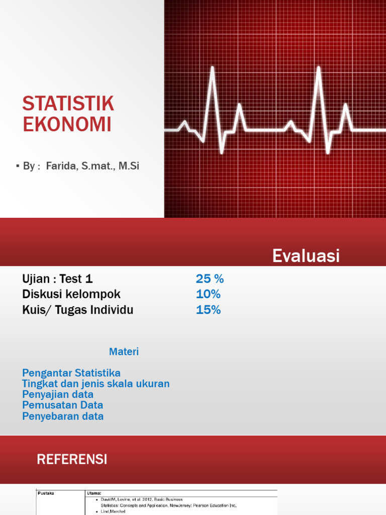 (1-4) Statistika Ekonomi Frd-1 | PDF